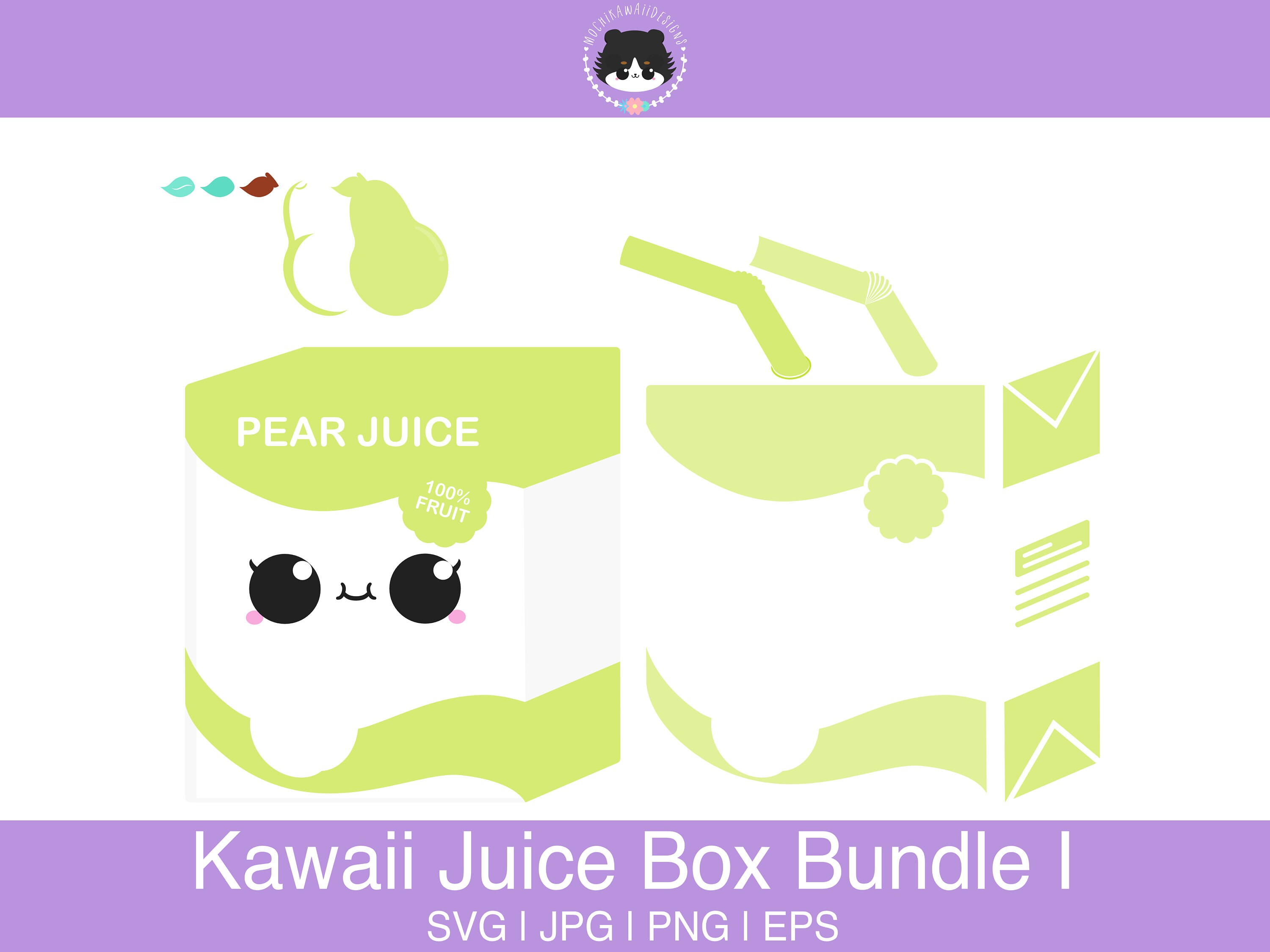 Juice Box SVG Bundle I: Lemon, Pineapple, Pear & Lime - Layered for ...