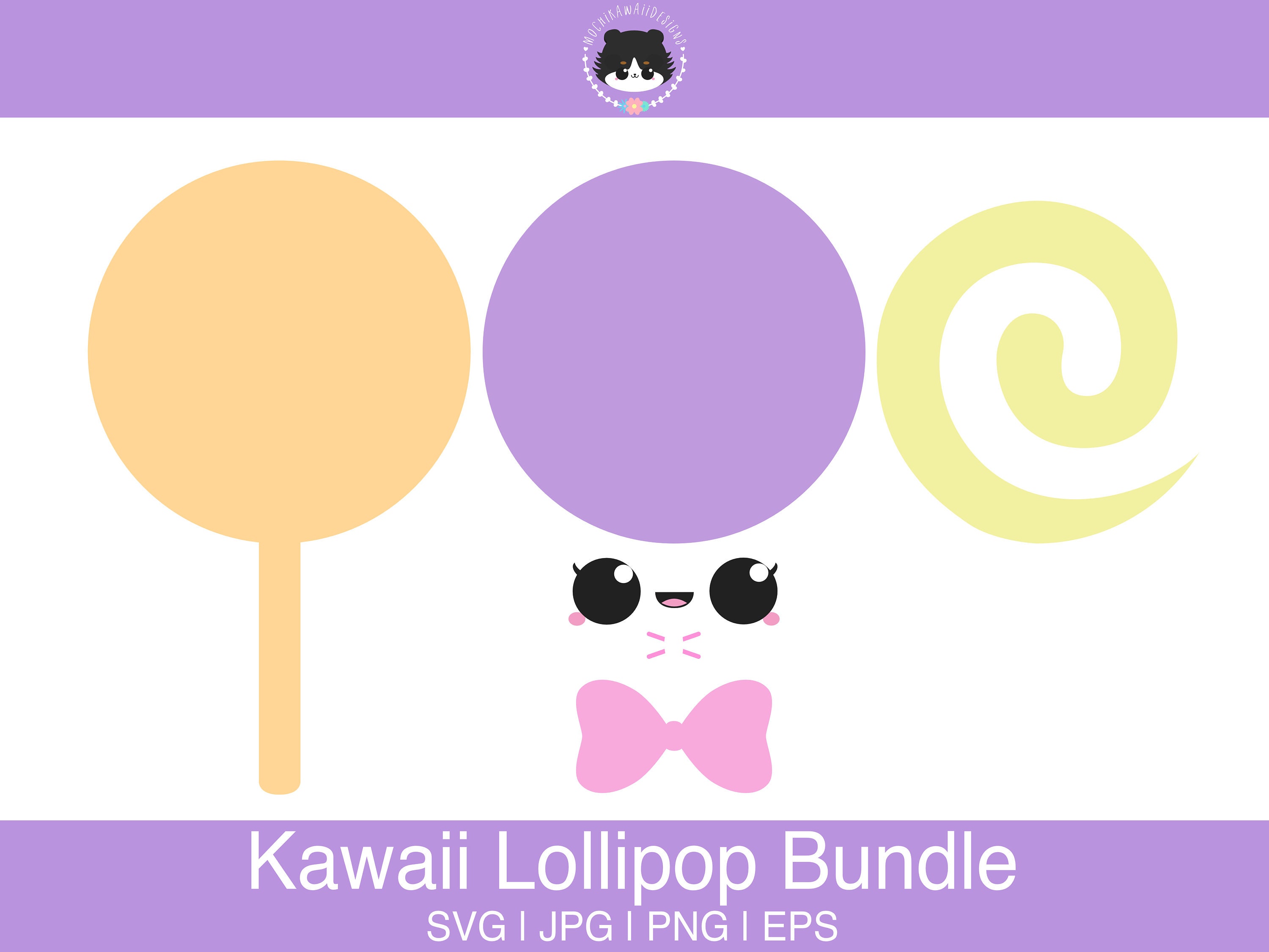 Lollipop SVG Bundle Candy SVG Layered for Easy Use Svg, Eps, Jpg, Png ...