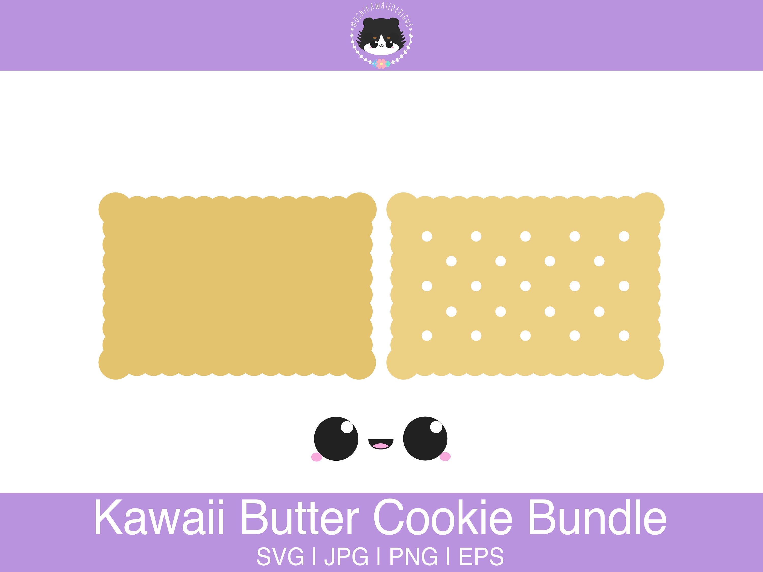 Butter Cookie SVG Bundle - Layered for Easy Use | Cute Cookie Svg, Eps ...