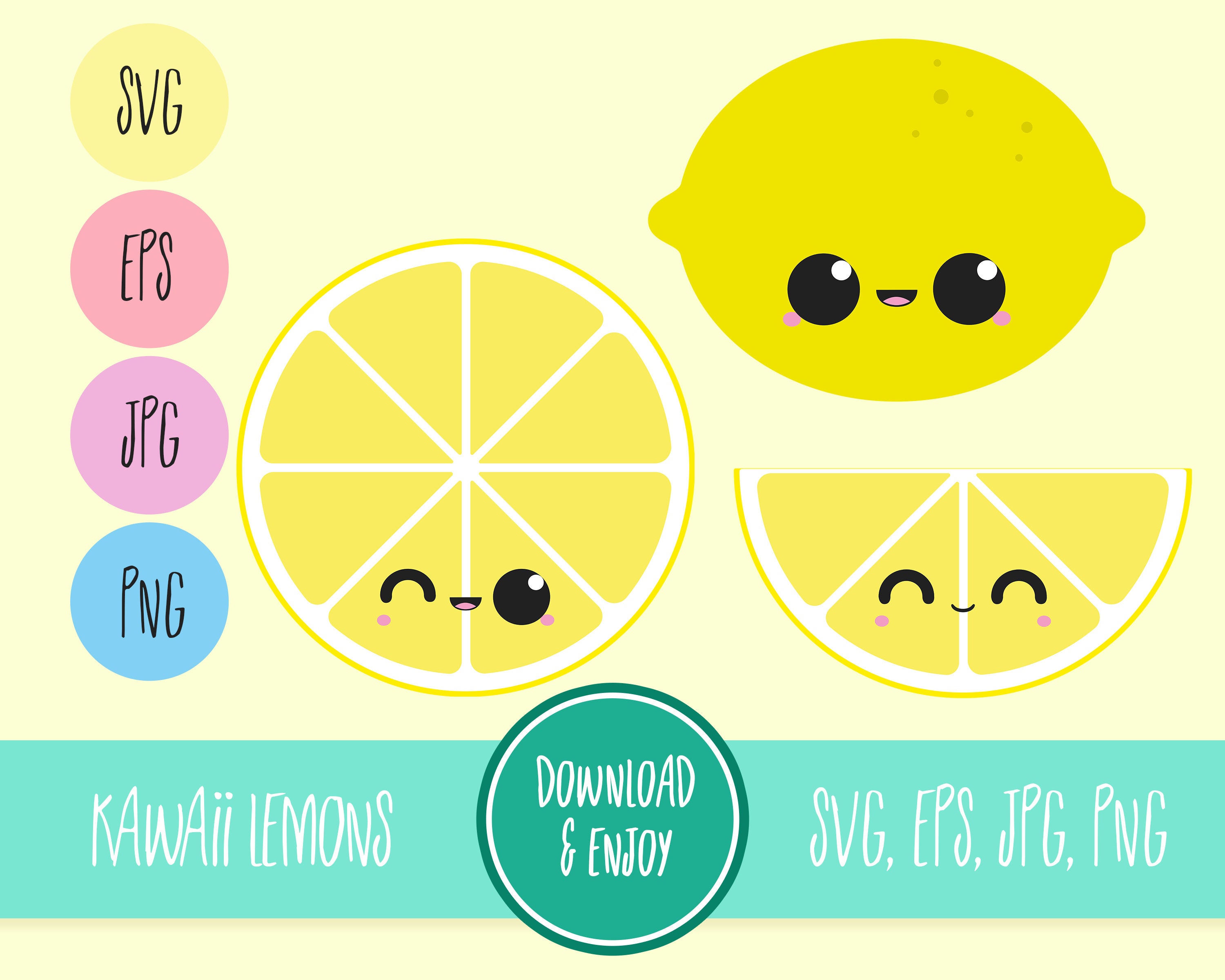 Lemon SVG & Lemon Slice SVG Lemon Bundle Svg Layered for - Etsy