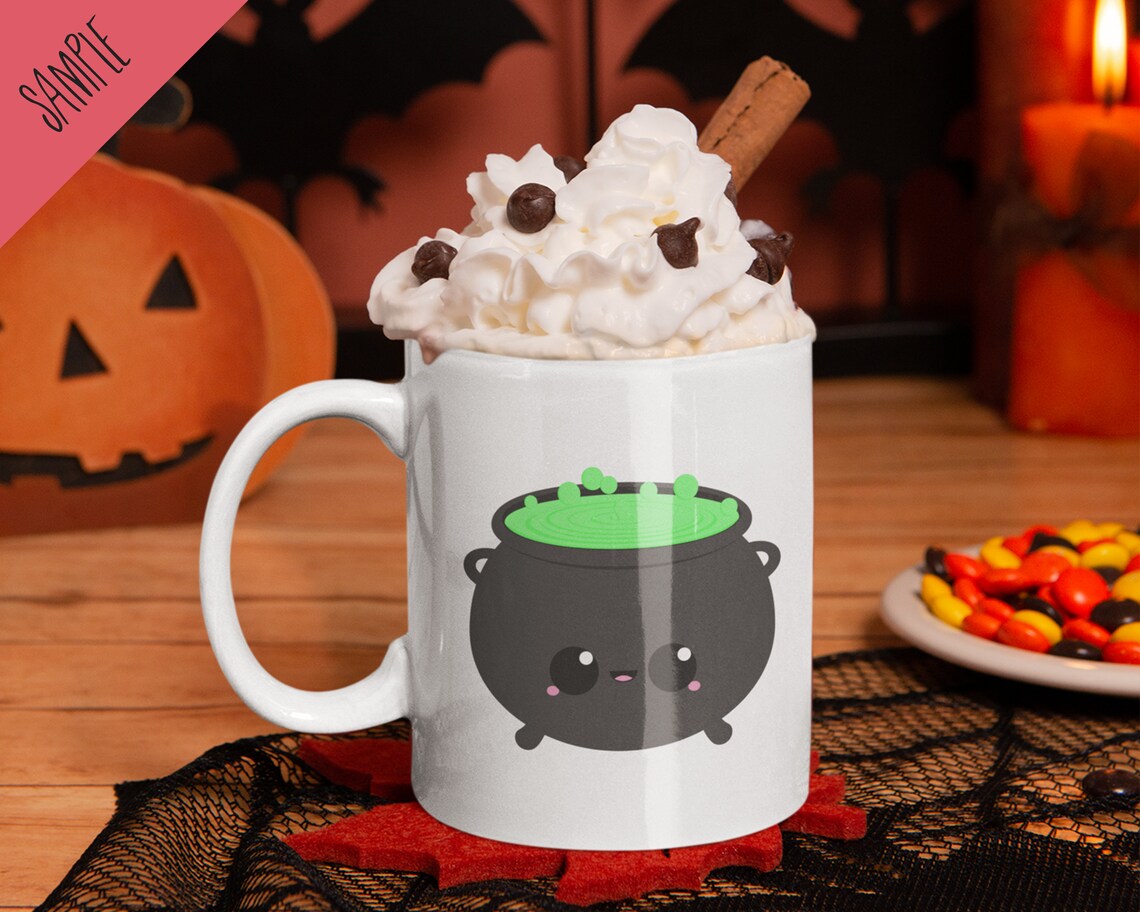 Cauldron SVG | Halloween Cauldron SVG - Layered for Easy Use | Svg, Eps ...