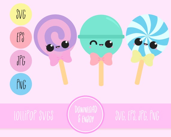 Lollipop SVG Bundle Candy SVG layered for easy use svg | Etsy