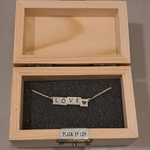 Personalized Scrabble Pendant Necklace Silver - Etsy