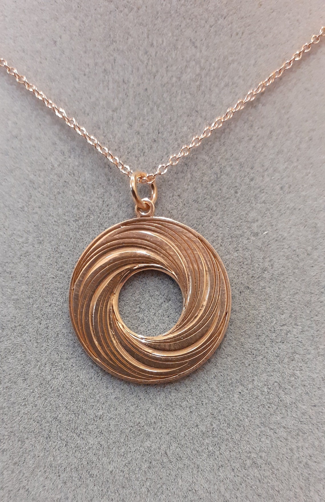 Black Hole Silver Pendant Necklace | Etsy