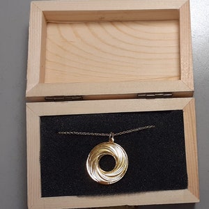 Black Hole Silver Pendant Necklace - Etsy