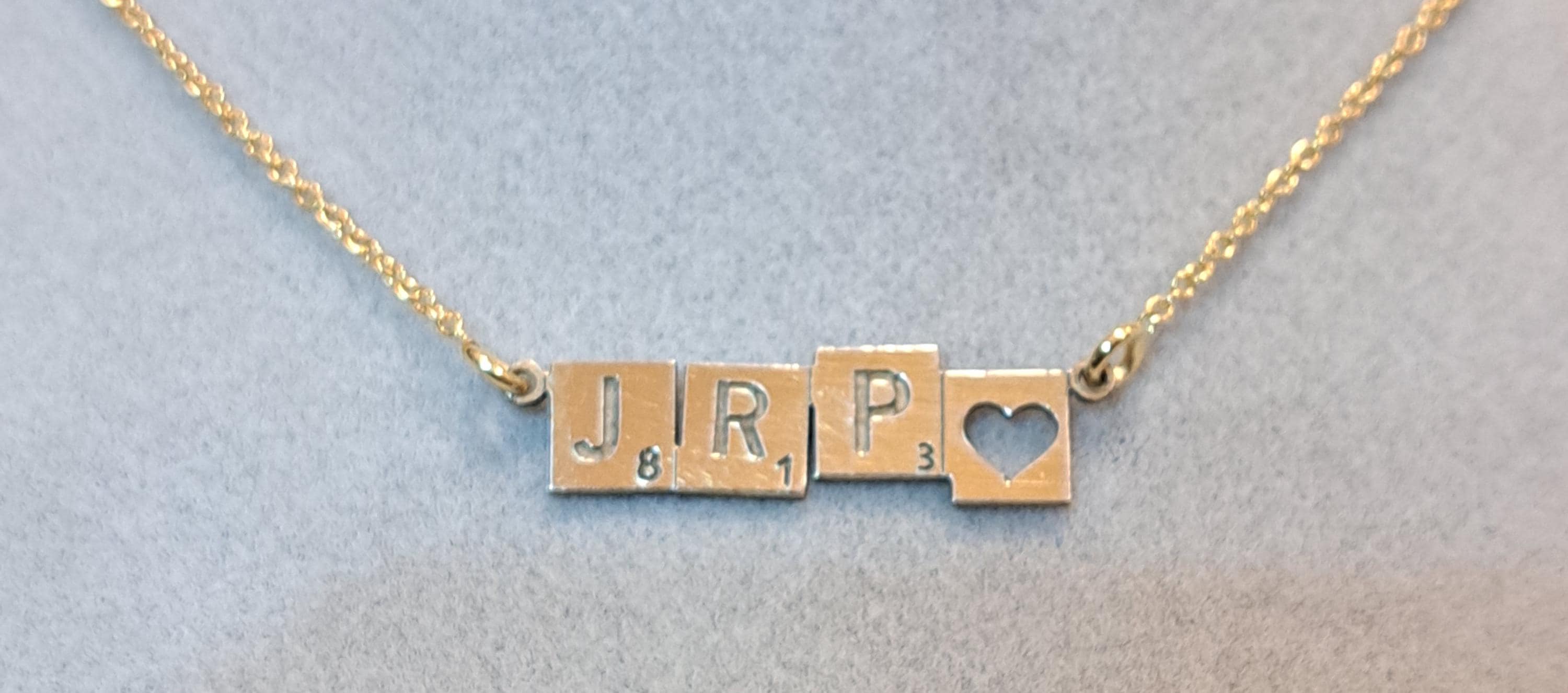 Personalized Scrabble Pendant Necklace Silver - Etsy