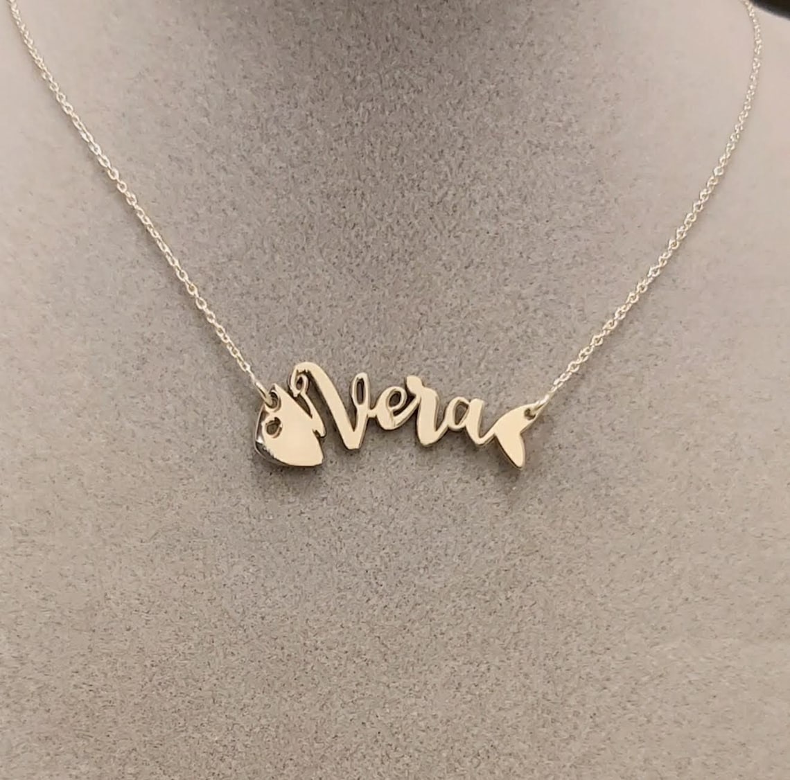 Personalized Design Silver Necklace Pendant - Etsy