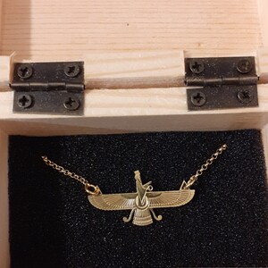 Faravahar Silver Pendant Necklace - Etsy