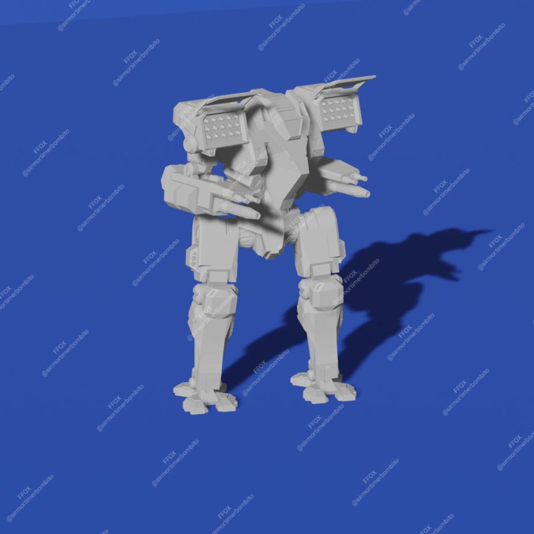 Fox/ffox SMB American Mecha Miniature - Etsy