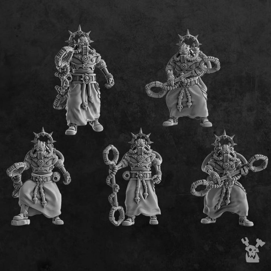 Machine Cult Shock Priests With Staff X5 - Etsy