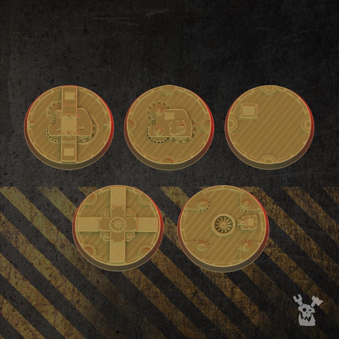 Full Metal Brotherhood 32mm Bases Set X5 2 - Etsy