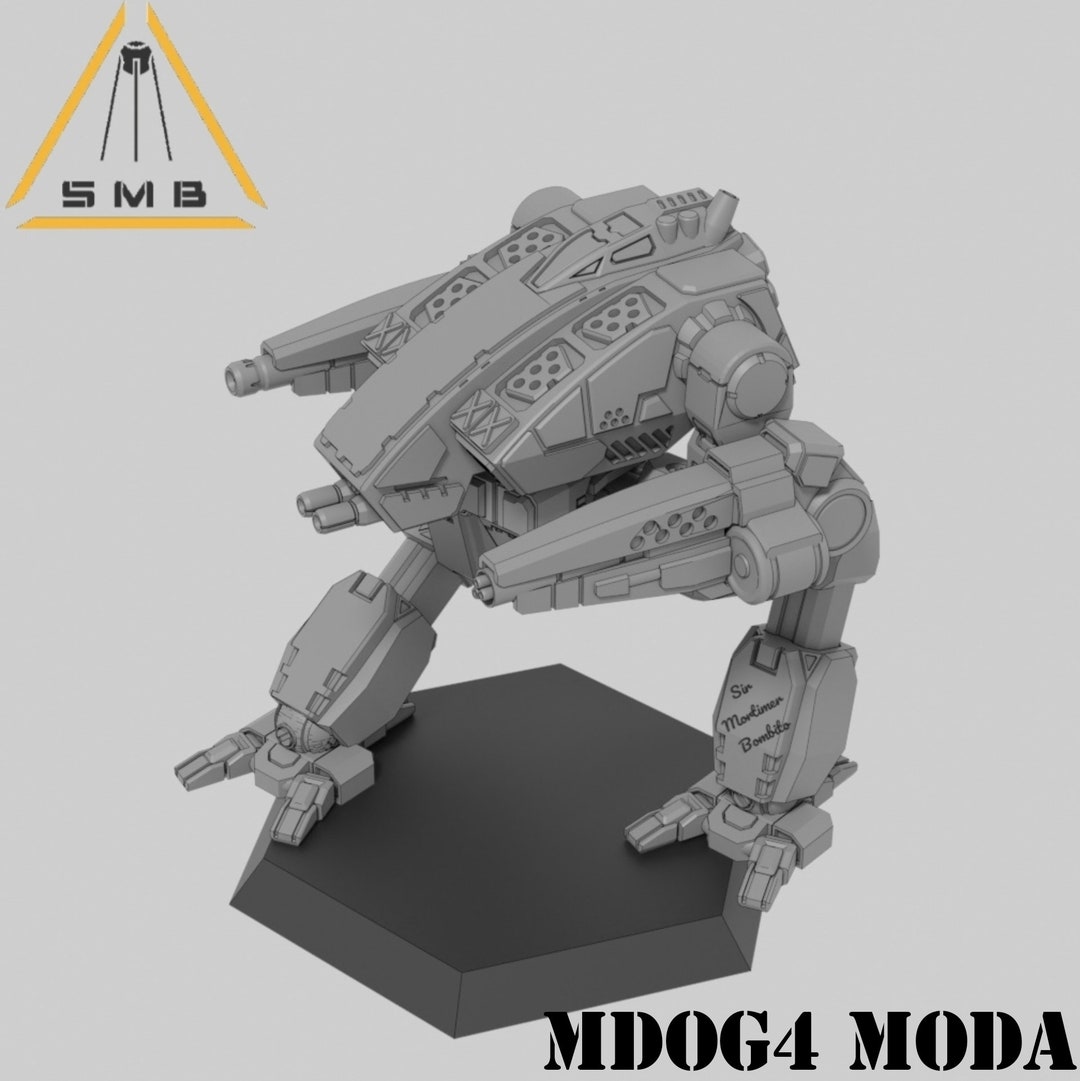 Mdog 4 Mod A SMB Alternate Battletech Mechwarrior Miniature - Etsy