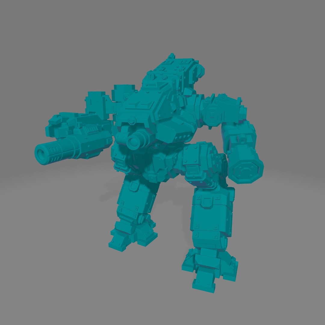 Bushwacker Teuton L1 Alternate Battletech Mechwarrior Miniature - Etsy