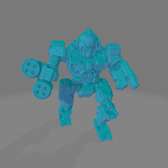 Commando 7S2 Alternate Battletech Mechwarrior Miniature | Etsy