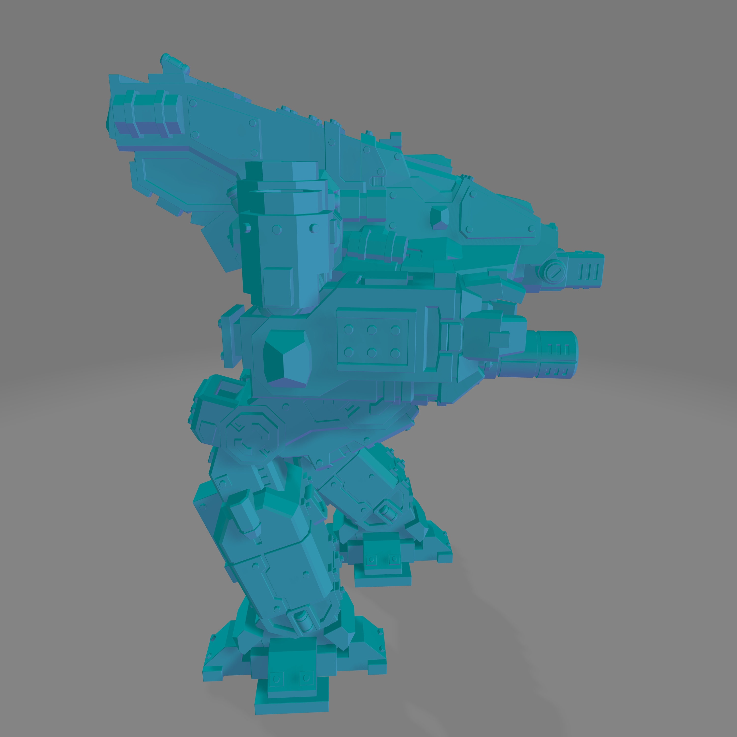 Bushwacker Teuton S2r Alternate Battletech Mechwarrior - Etsy