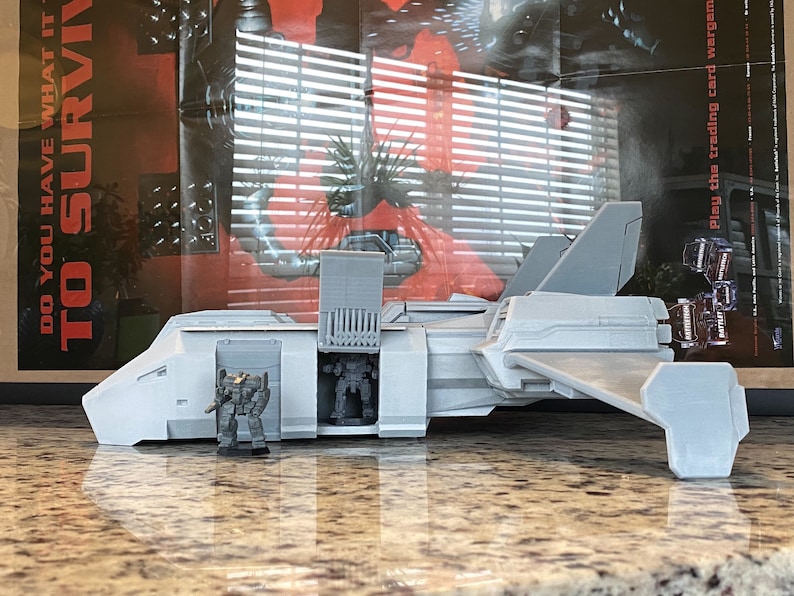 Leopard Dropship Alternate Battletech Mechwarrior Miniature | Etsy