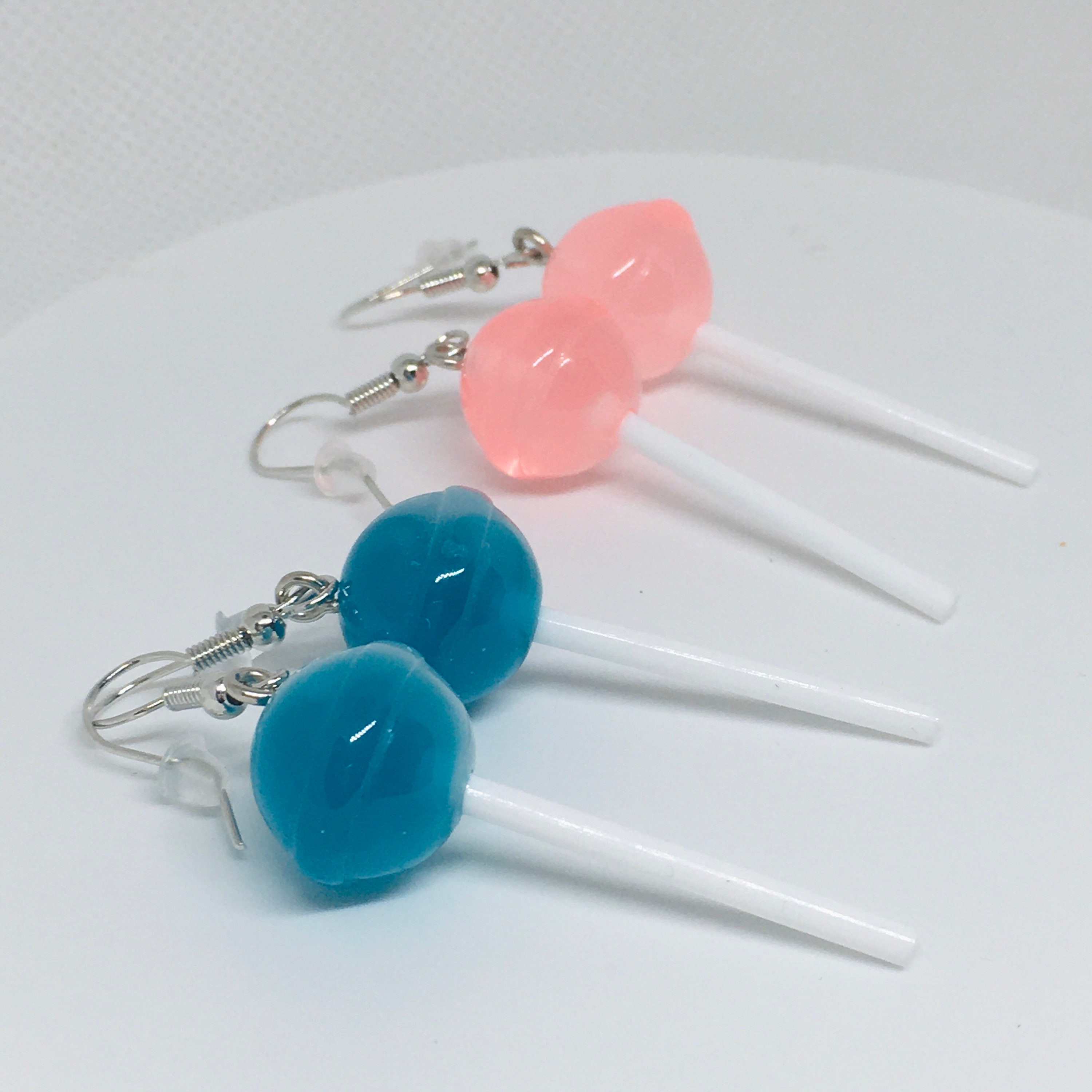 Two Pairs of Lollipop Earrings Cute Earrings Y2k Fashion - Etsy UK