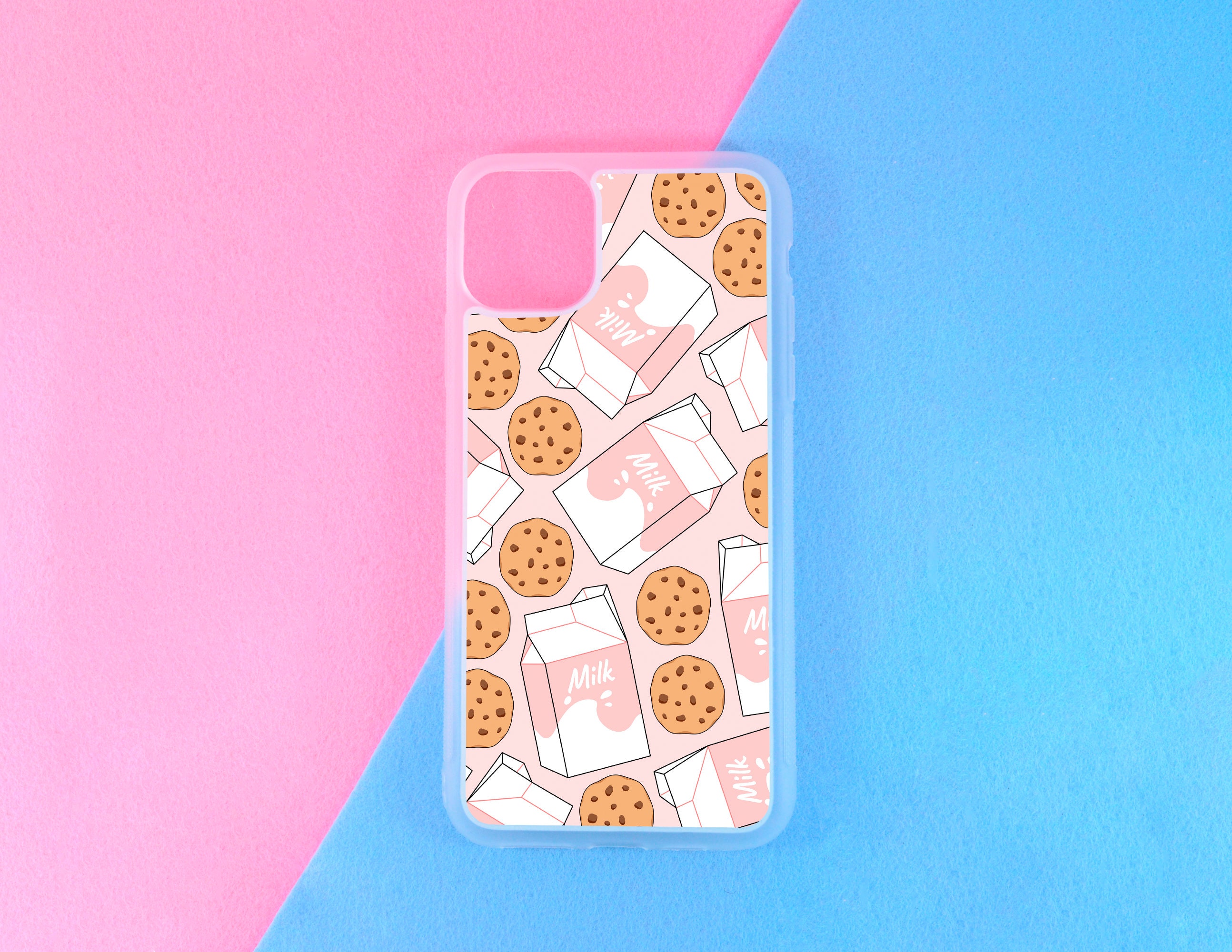 Cute Strawberry Milk & Cookies Phone Case Kawaii Iphone 13 Pro - Etsy UK
