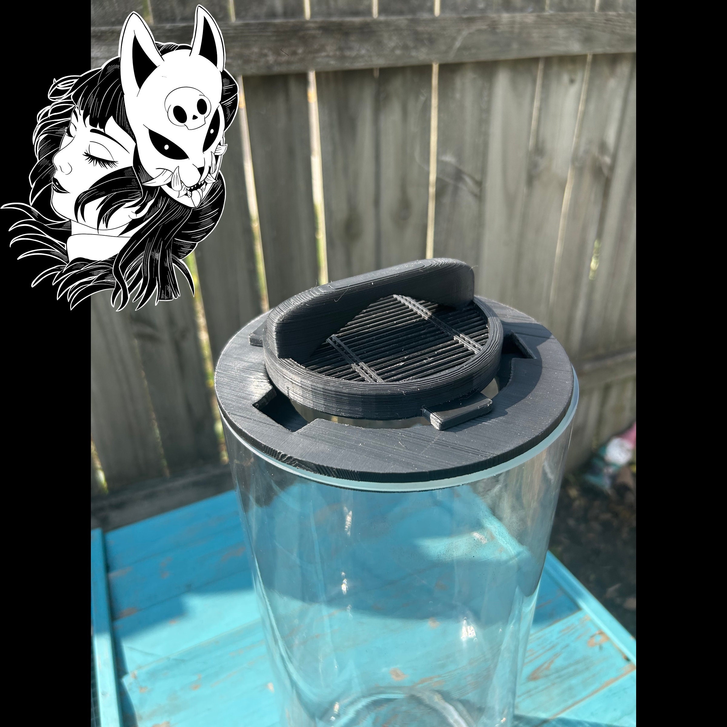 3D Printed Locking Vent, Terrarium - 19.5 H Inches 7 W Inches. KG ...