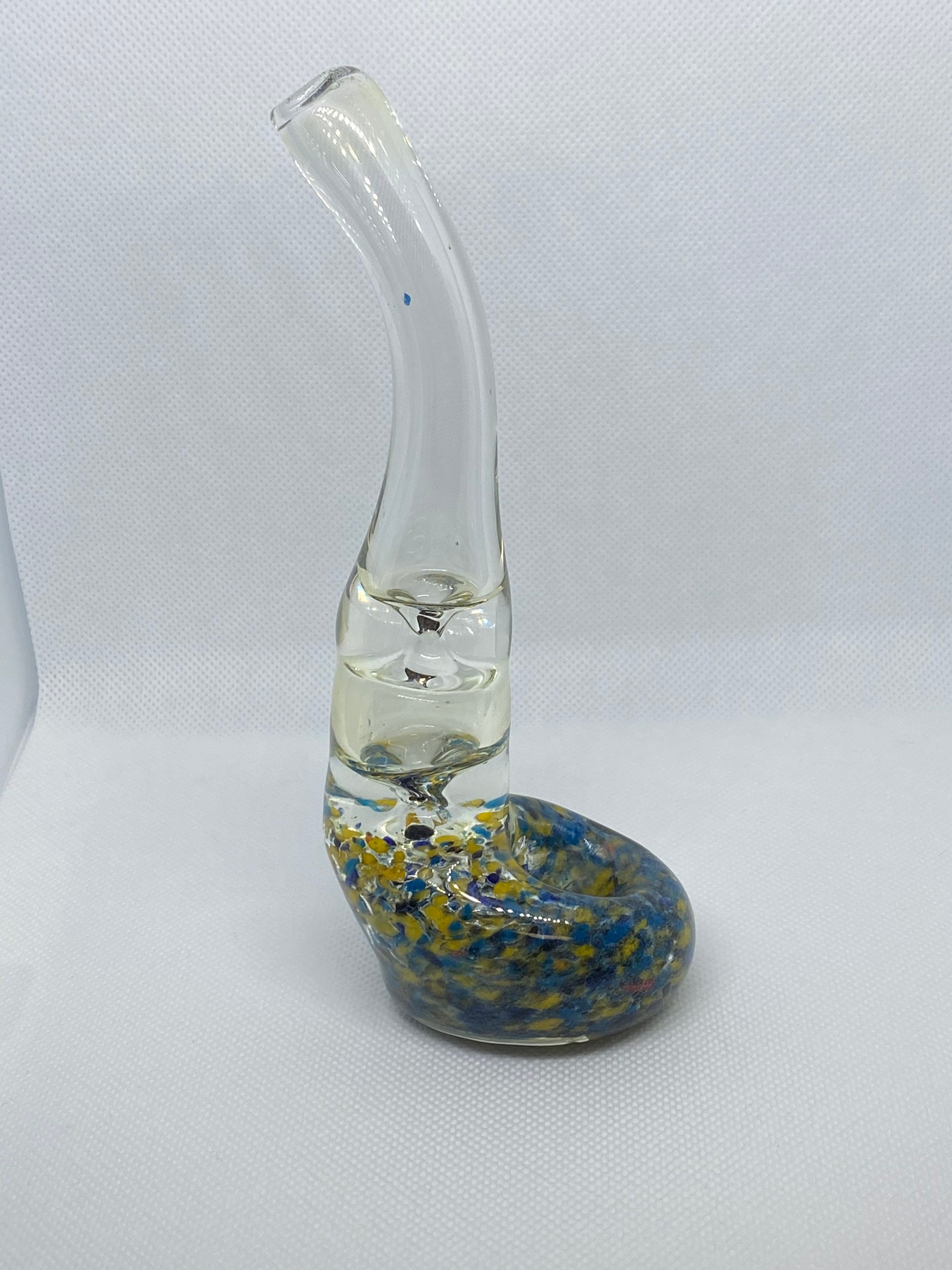 6.5 Color Changing Frit Chambered Sherlock Thick Smoking Glass Tobacco ...