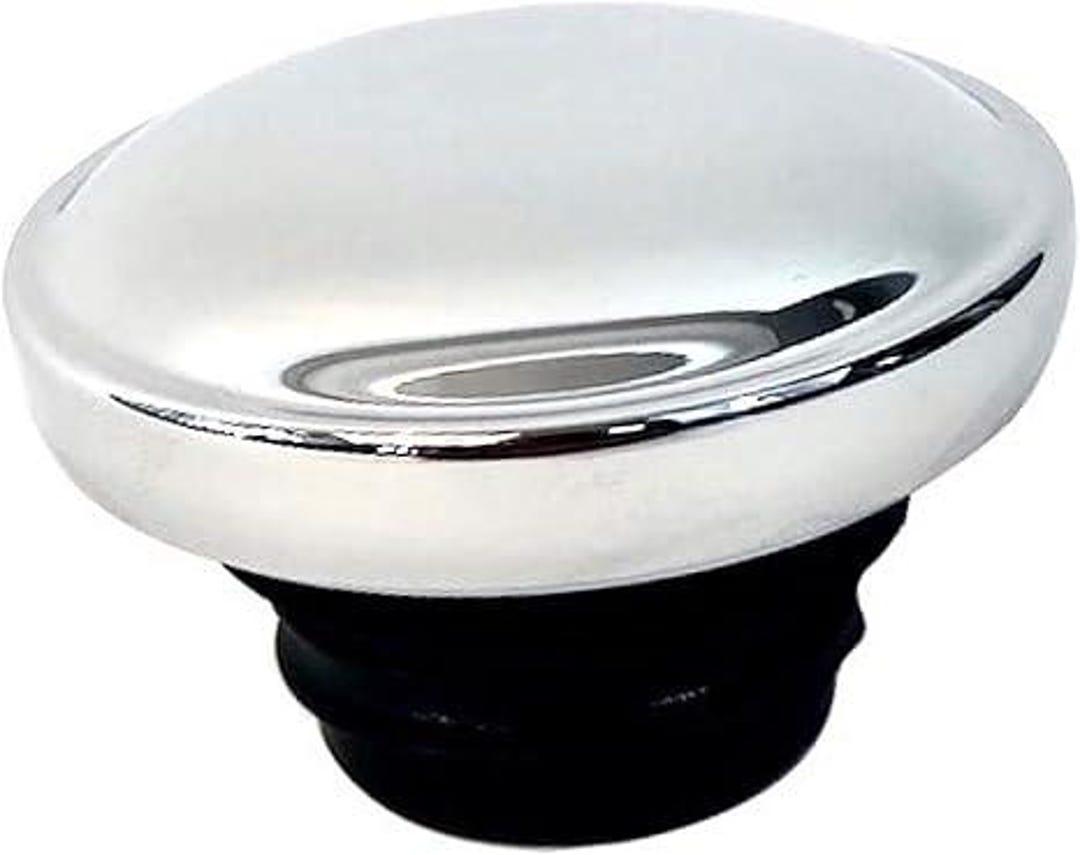 Screw-in Chrome Vented Gas Cap Motorcycle Tank Sportster Bobber Harley ...