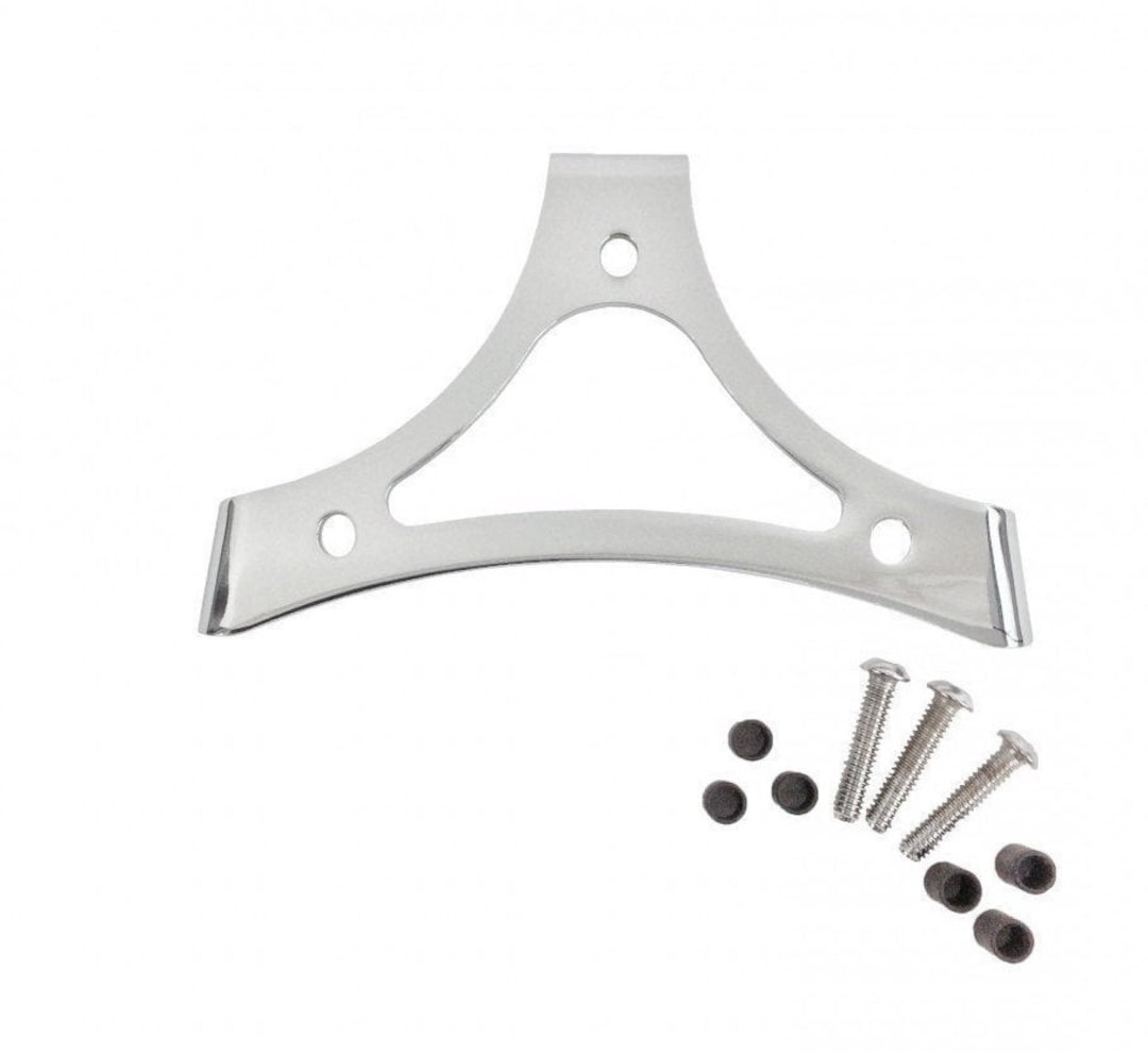 Chrome Mounting Triangle Bracket for Harley Davidson Passenger Backrest ...