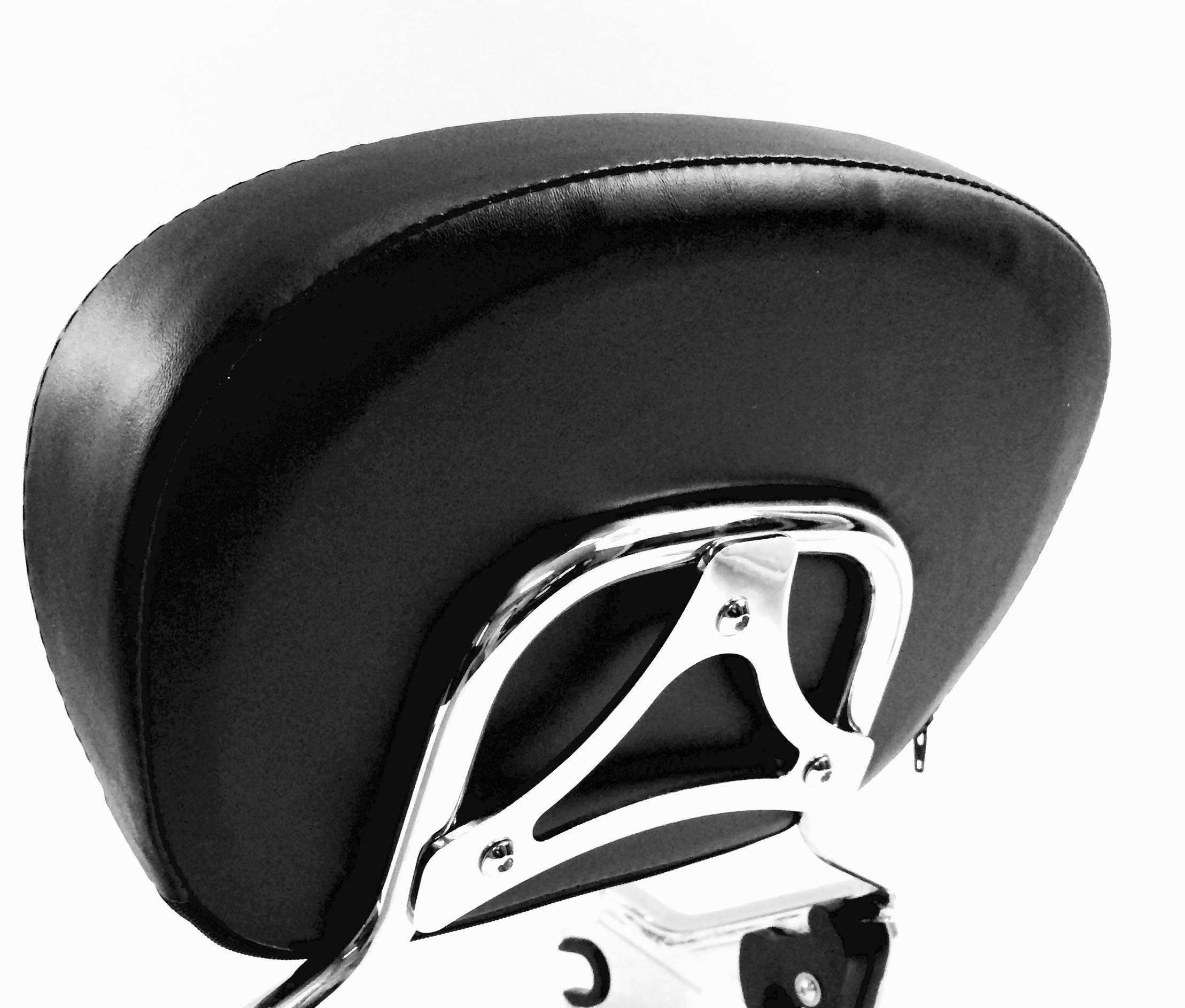 Tall Chrome Quick Release Detachable Backrest & Pad 09-20 Harley ...