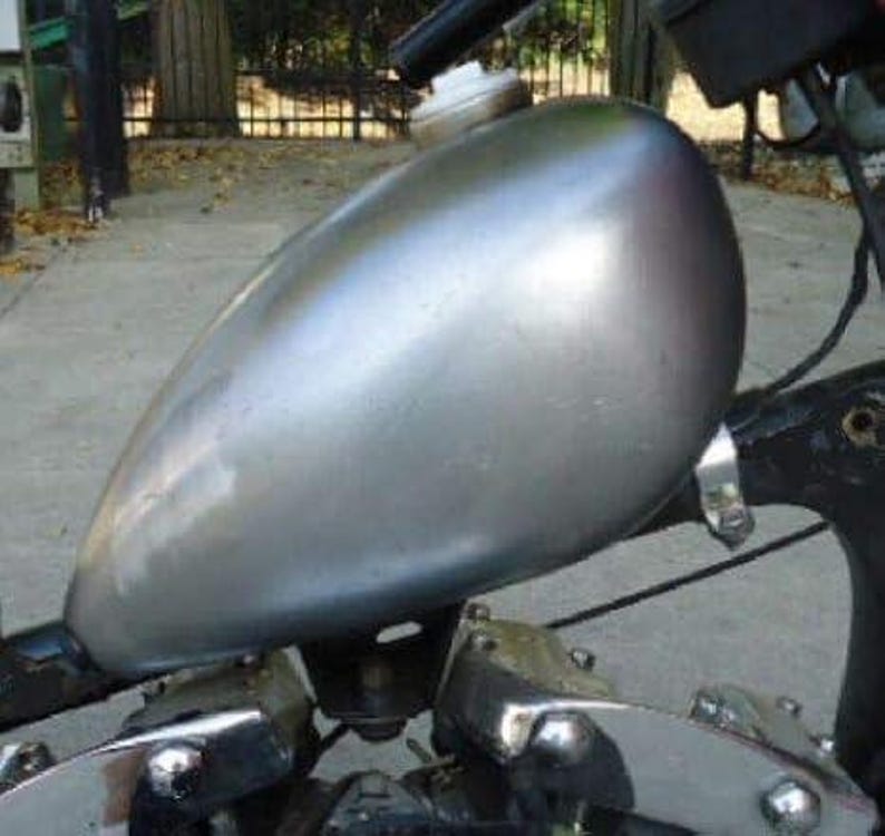 Dished Wassell Motorcycle Gas Tank Frisco Mount Shallow Tunnel 2.23 ...