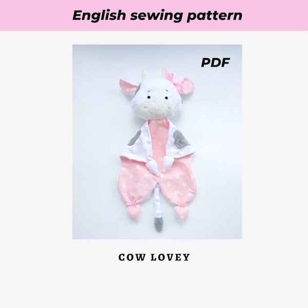 Stuffed Cow Sewing Pattern - Etsy