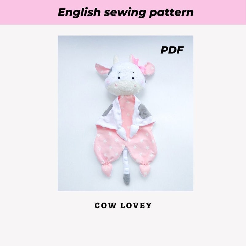 Stuffed Cow Sewing Pattern - Etsy