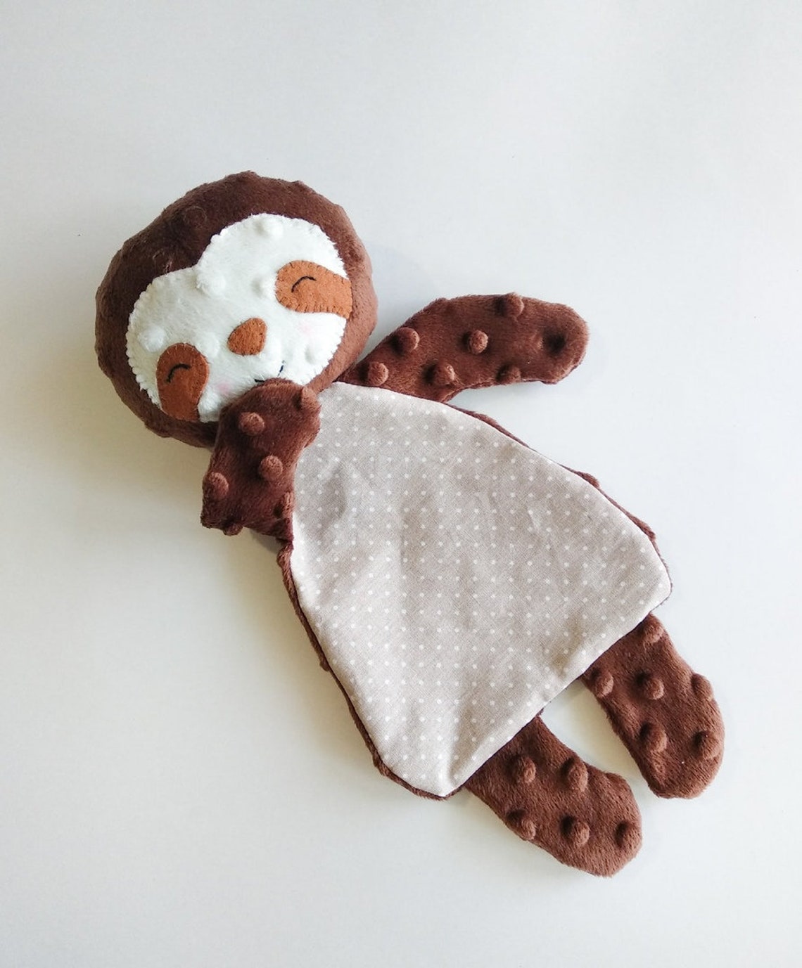 PDF Sloth Lovey Sewing Pattern and Tutorial Stuffed Animal Digital ...