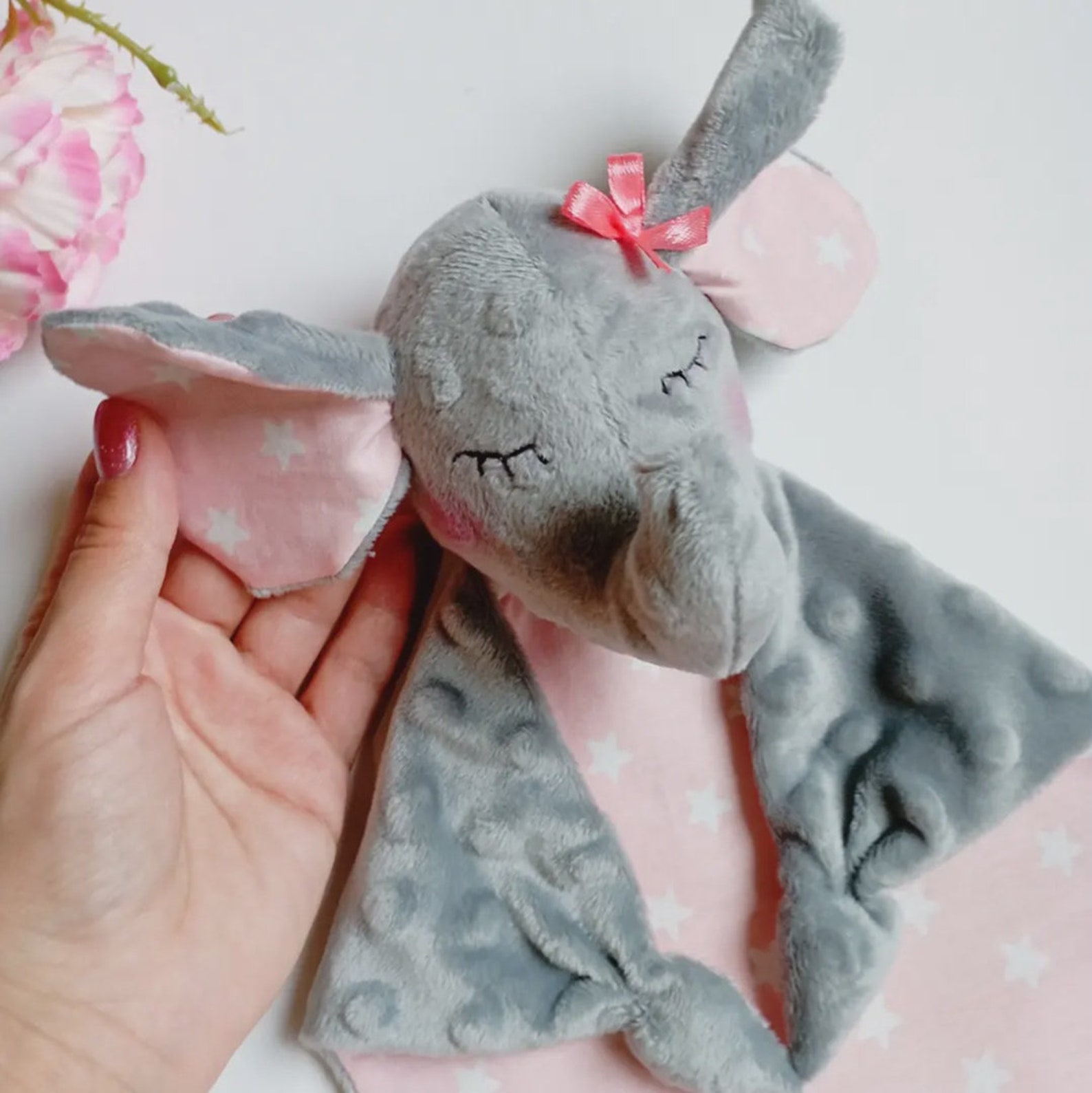 PDF Elephant Lovey Sewing Pattern and Tutorial Stuffed Animal - Etsy