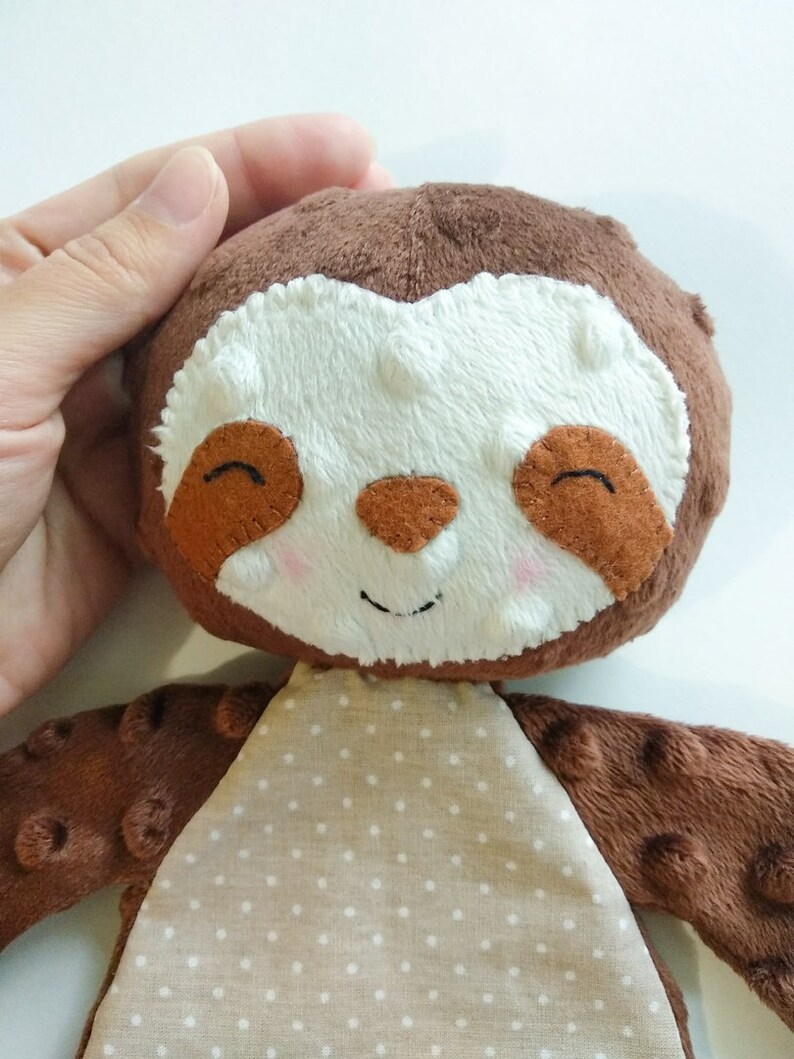 PDF Sloth Lovey Sewing Pattern and Tutorial Stuffed Animal - Etsy