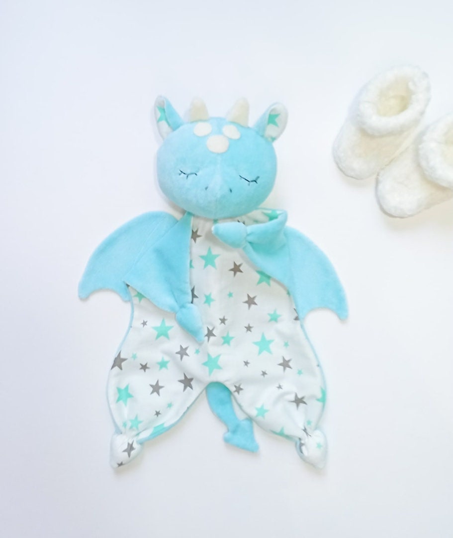 Dragon Lovey PDF Sewing Pattern Security Blanket Stuffed - Etsy