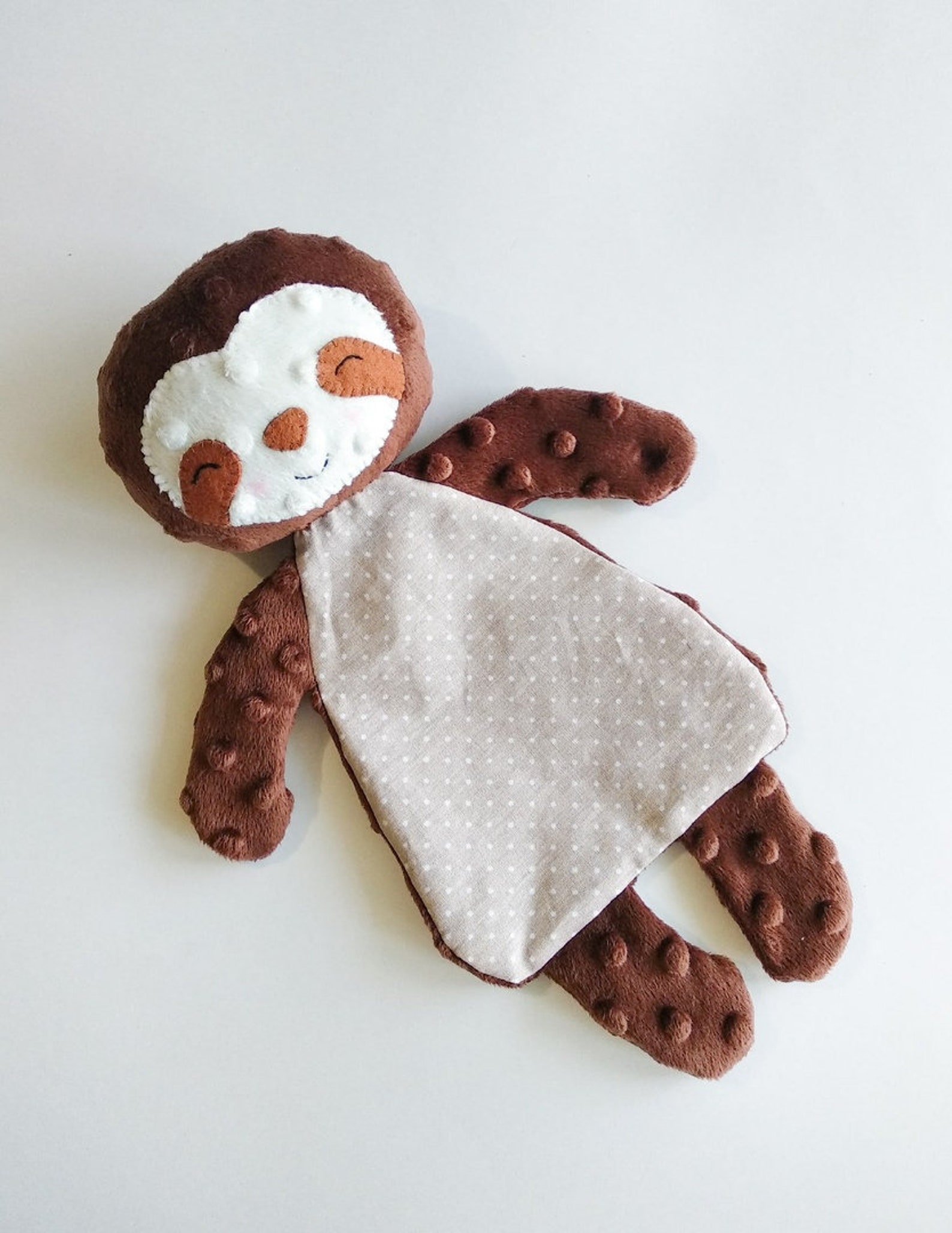 PDF Sloth Lovey Sewing Pattern and Tutorial Stuffed Animal Digital ...