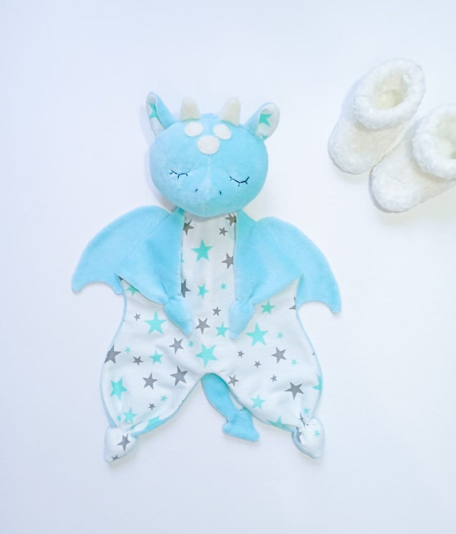2 in 1 PDF Sewing Pattern Dragon and Puppy Baby Lovey Baby - Etsy