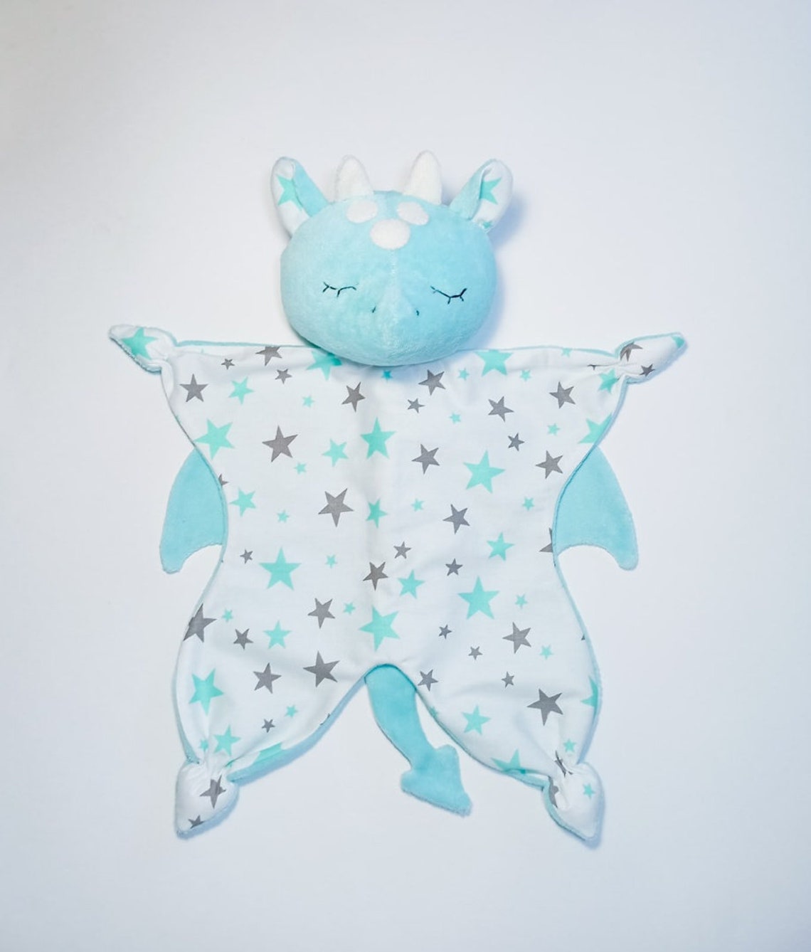 Dragon Lovey PDF Sewing Pattern Security Blanket Stuffed - Etsy