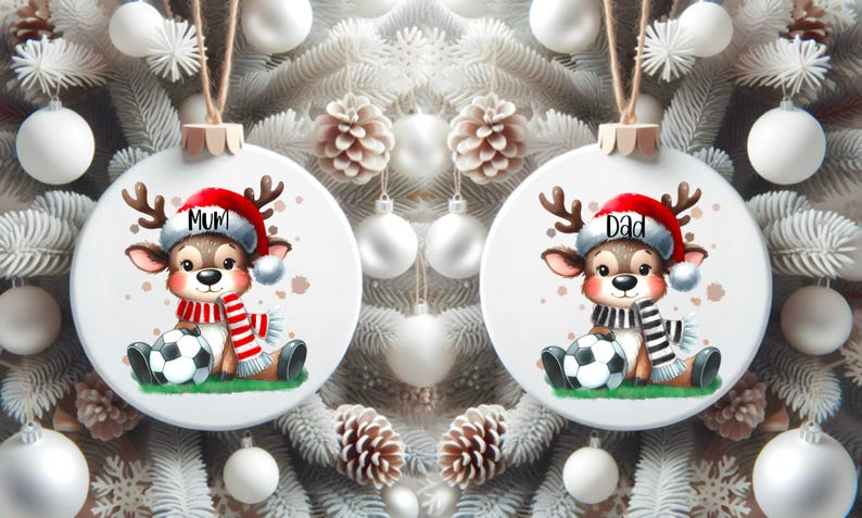 Football Reindeer Christmas PNG: Team Scarves Clipart (8 Pngs) - Etsy