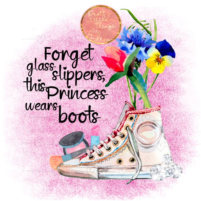 Forget Glass Slippers This Princess Wears Boots 5 High Etsy