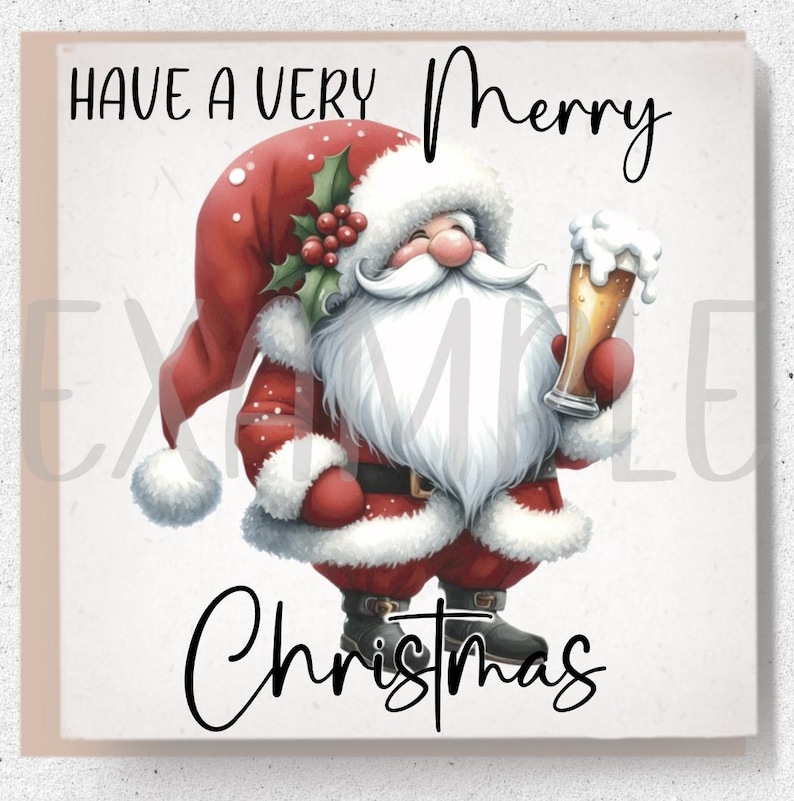 Boozy Santa PNG Clipart: Wine, Beer, Cocktail Designs (digital Download ...