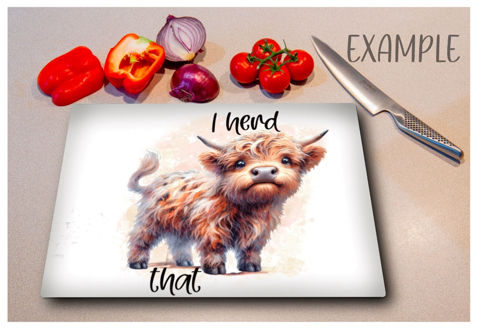 Super Cute Grumpy Highland Cows, 4 Individual Cows With Funny Phrases 4 ...