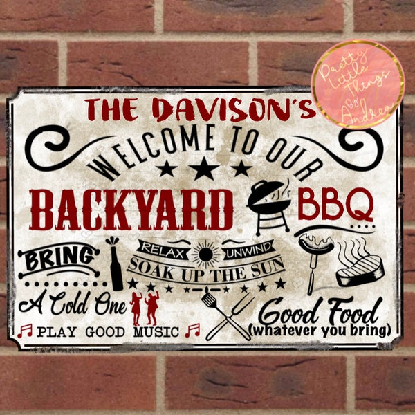 Bbq Sign - Etsy