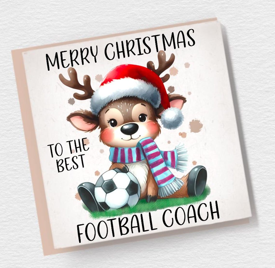 Football Reindeer Christmas PNG: Team Scarves Clipart (8 Pngs) - Etsy