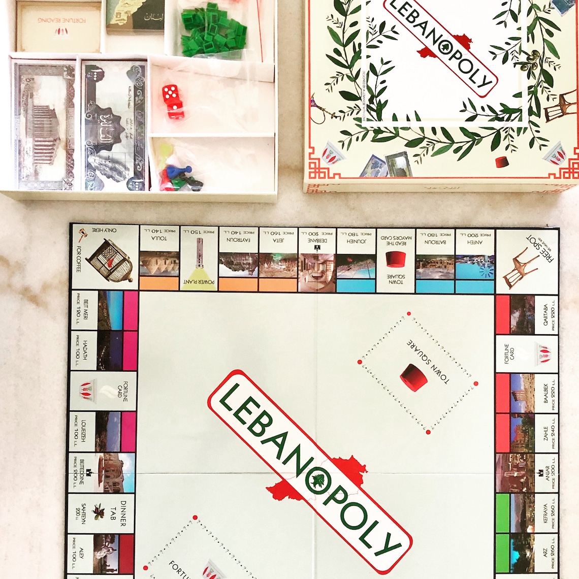 LEBANOPOLY A Lebanon-themed Game - Etsy