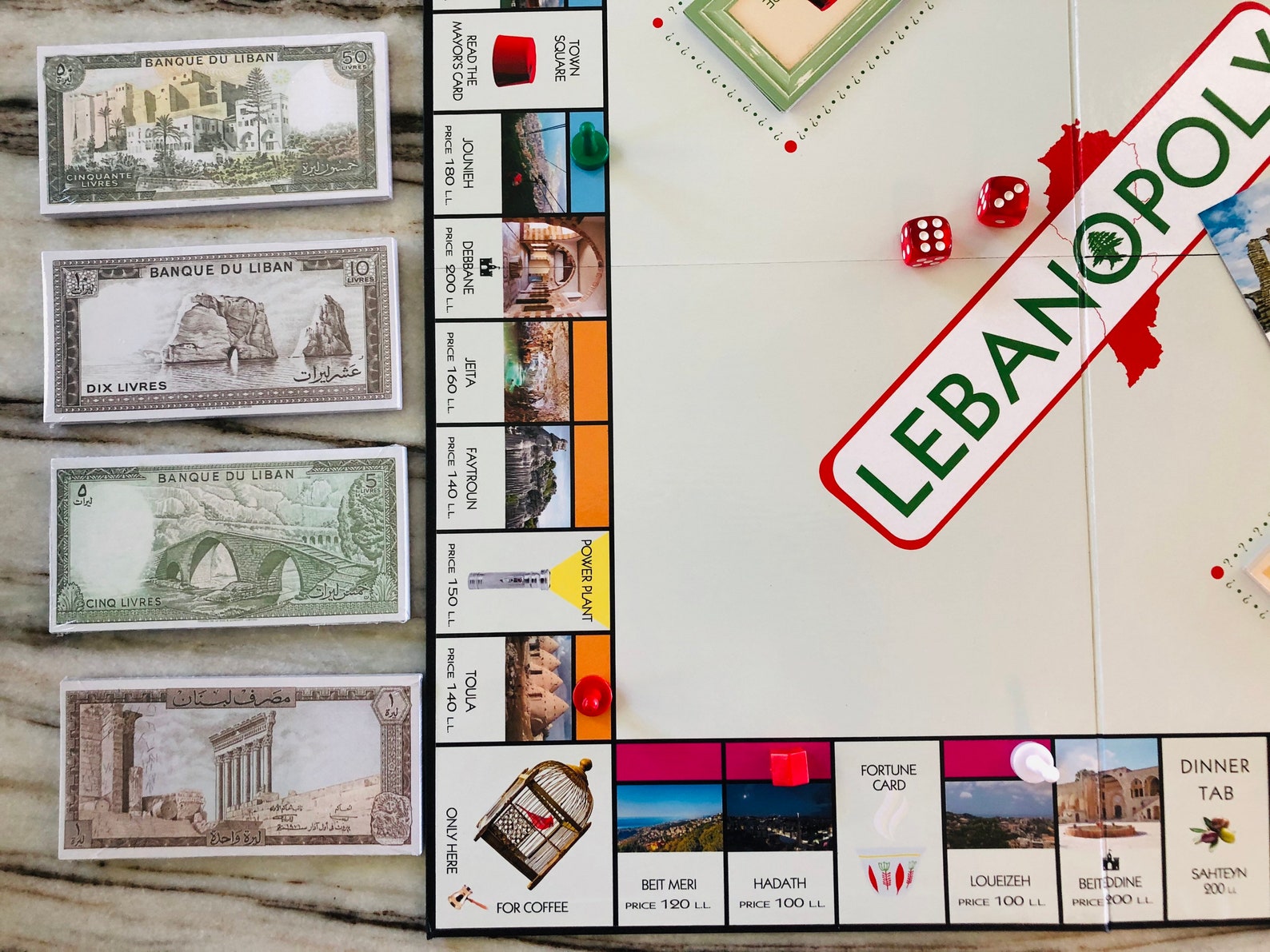 LEBANOPOLY A Lebanon-themed Game - Etsy UK