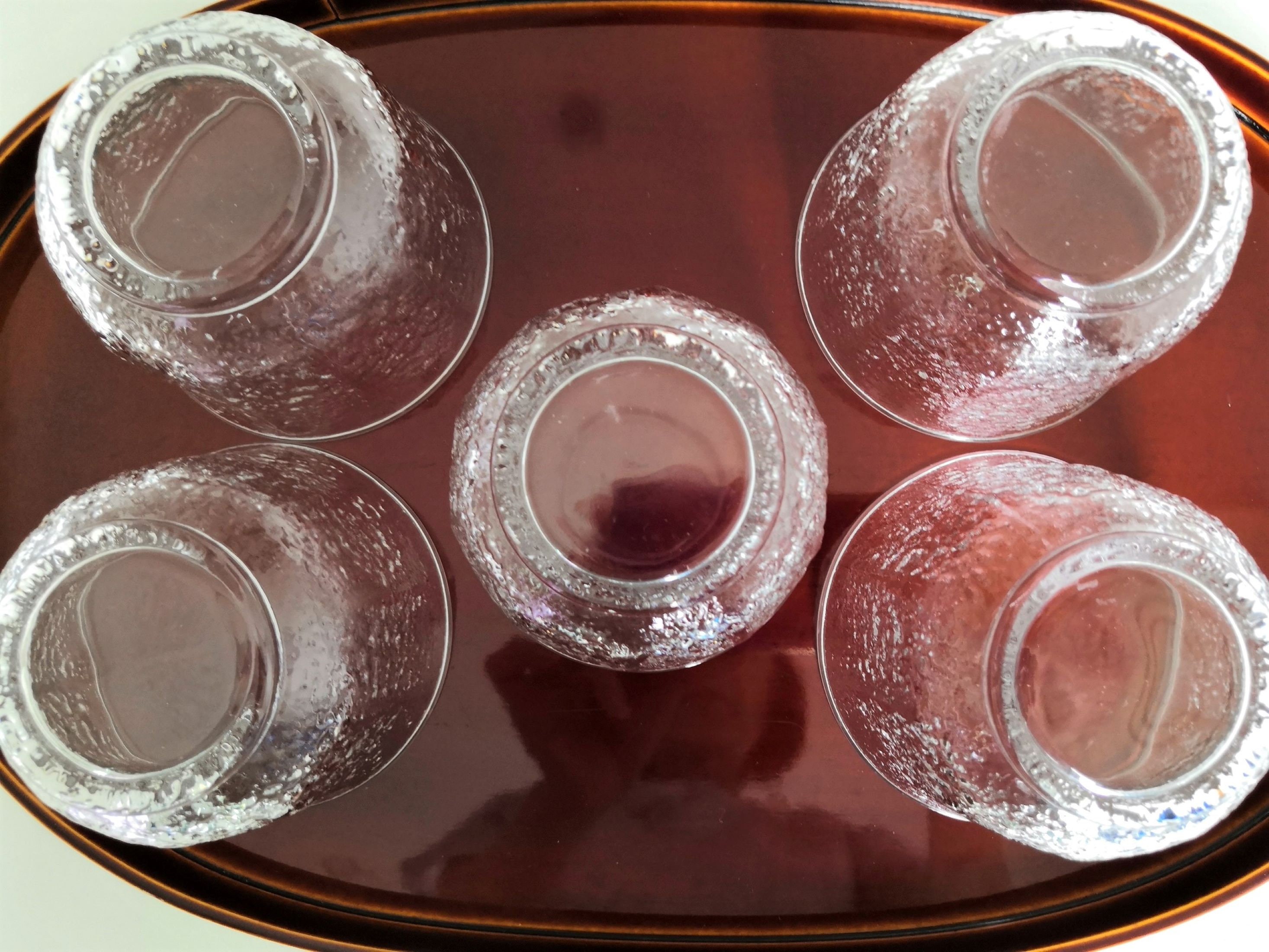 Vintage Set of 5 Glass Japanese Teacups Green Tea for Summer - Etsy UK