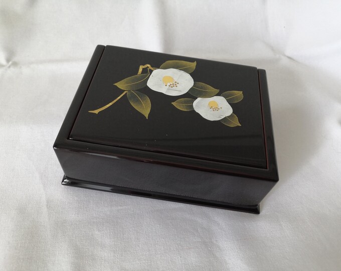 Vintage Japanese Lacquer Box Container Art Craft for Jewelry Decor - Etsy