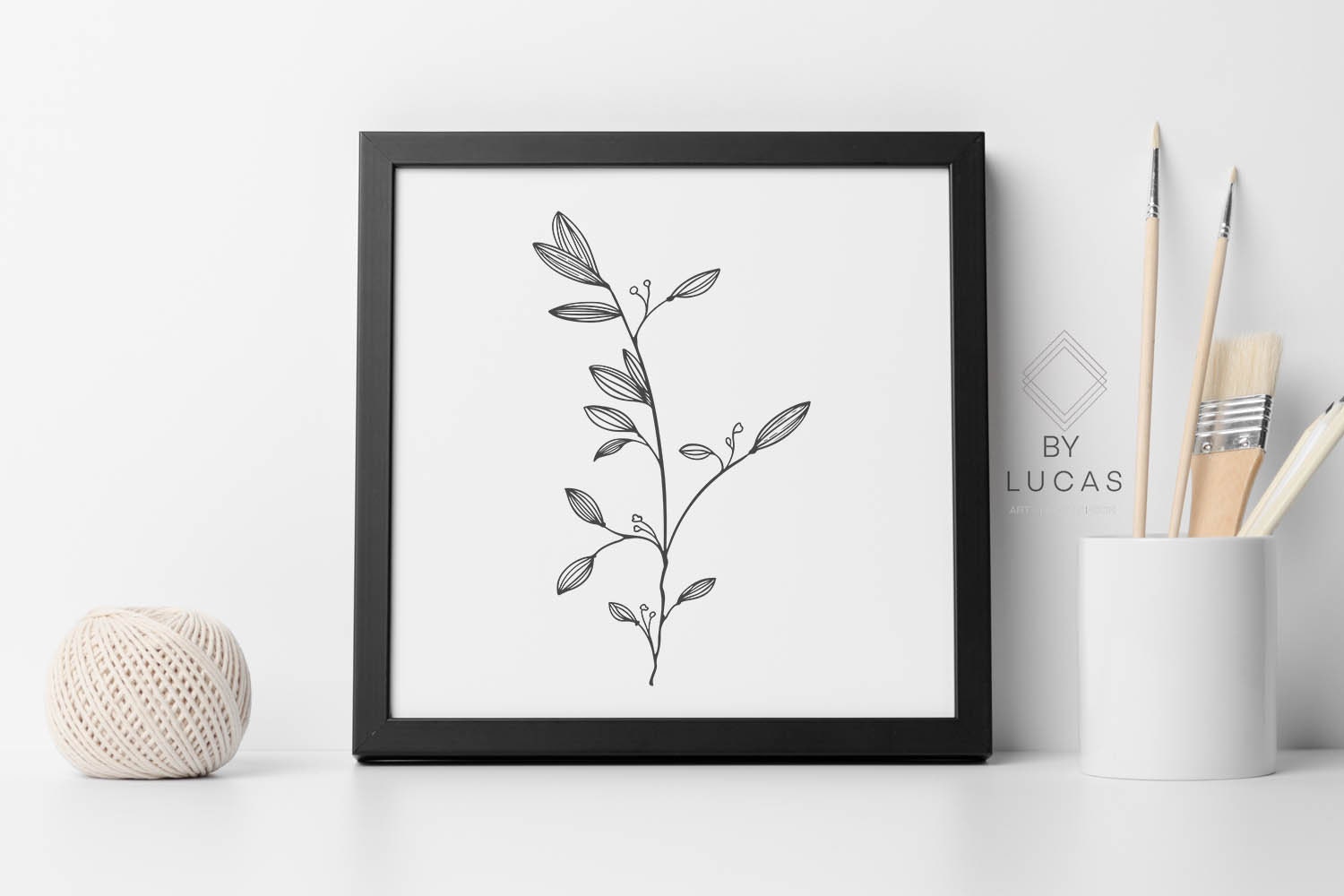 Abstract Plant Line Art Printable Modern Art Prints - Etsy