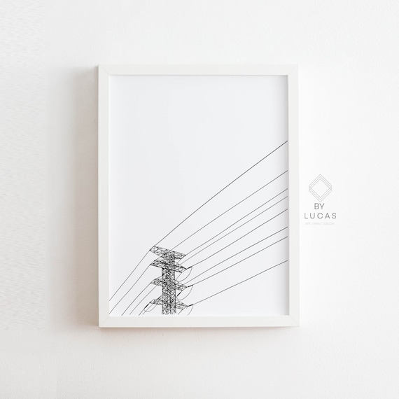 Telephone Pole Drawing