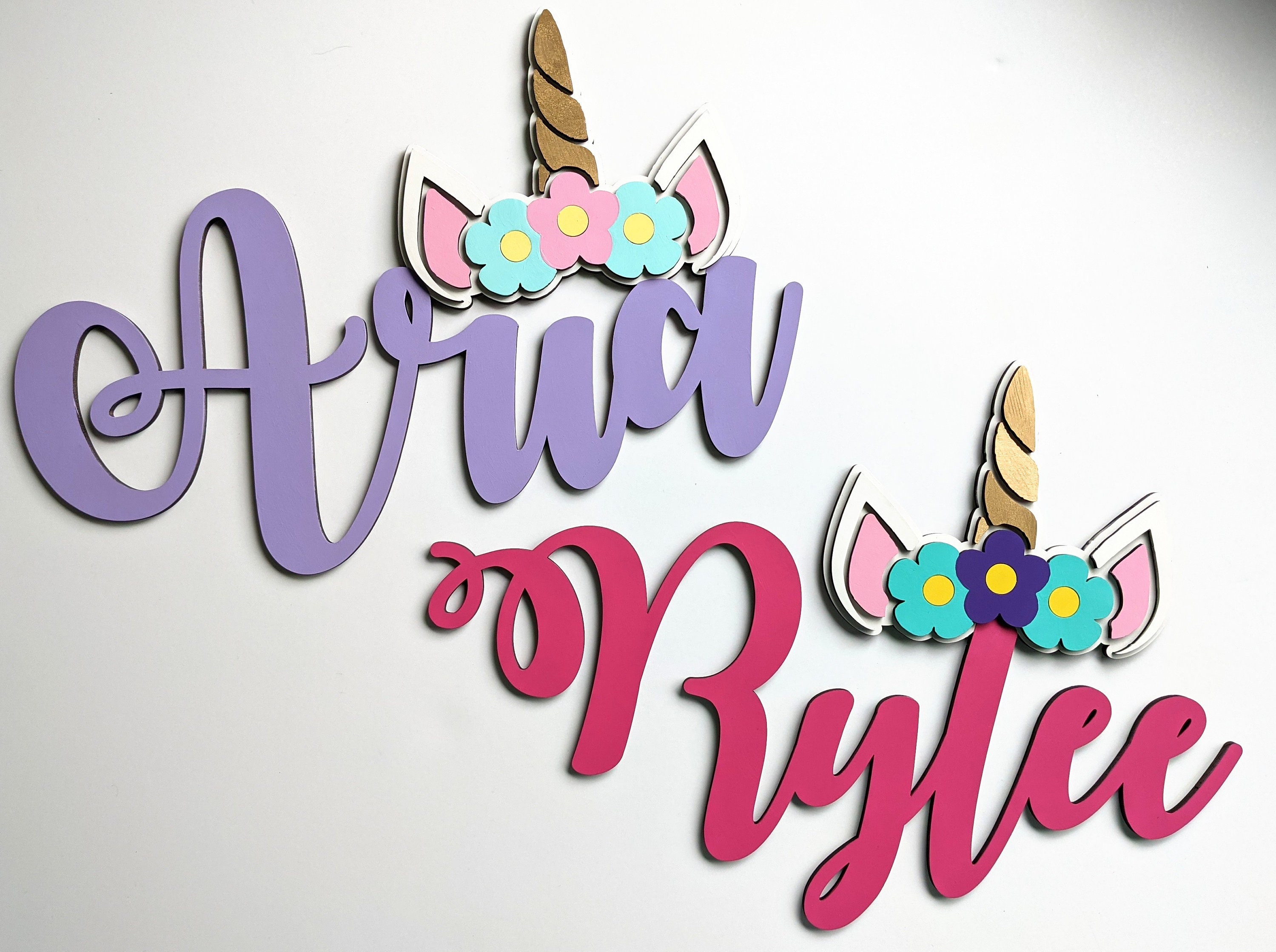 Personalized Unicorn Name Sign unicorn Decor unicorn Door - Etsy